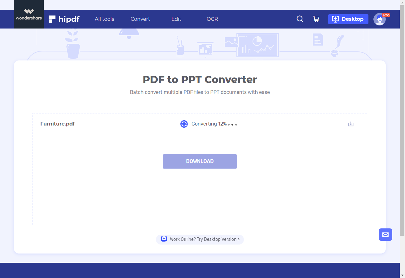 Convert PDF To PPT Online Fast 100 Free