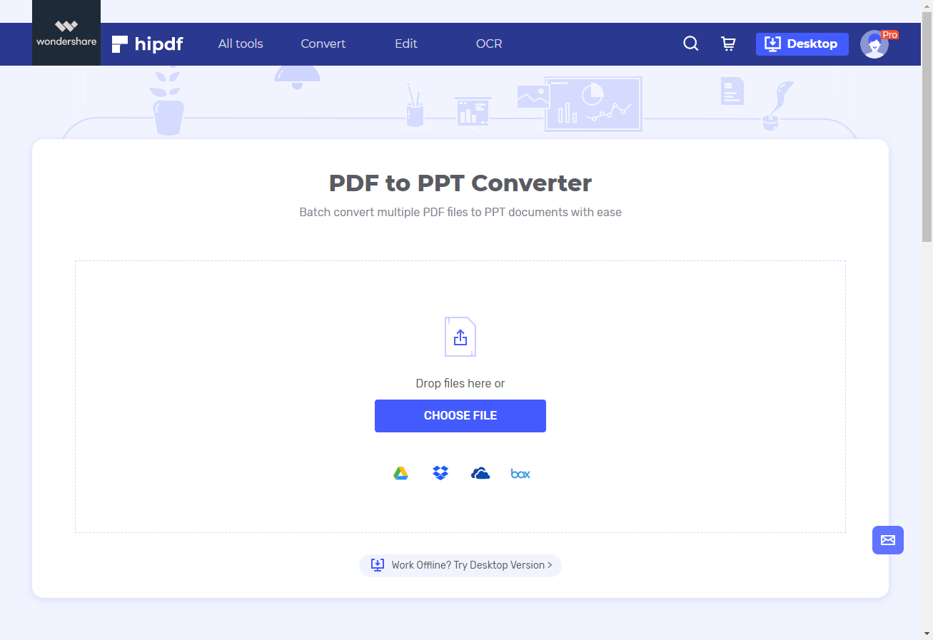 Convert PDF To PPT Online Fast 100 Free