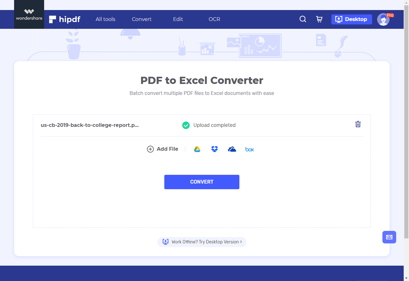 Best PDF To Excel Converter Online