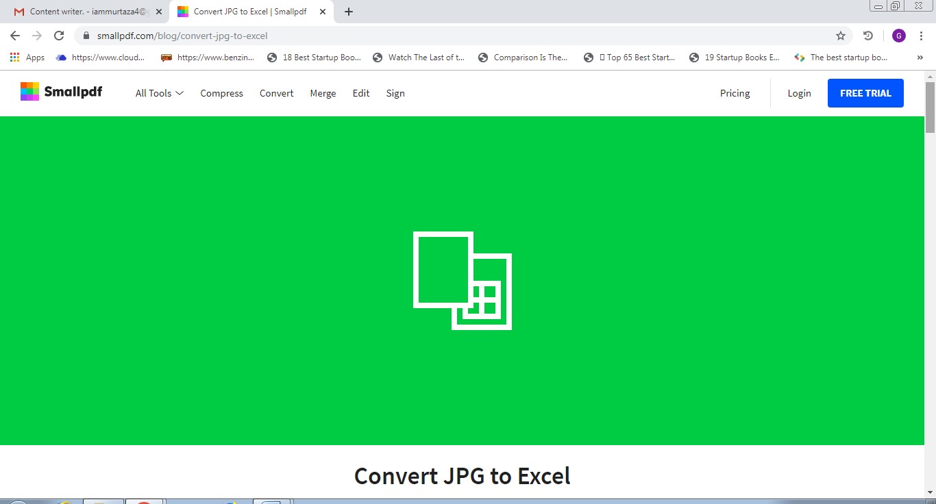 How To Convert JPG To Excel Online