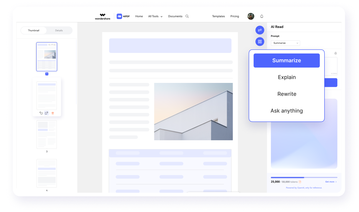 AI PDF Reader: Summarize, Rewrite, Explain, and Ask PDF Online