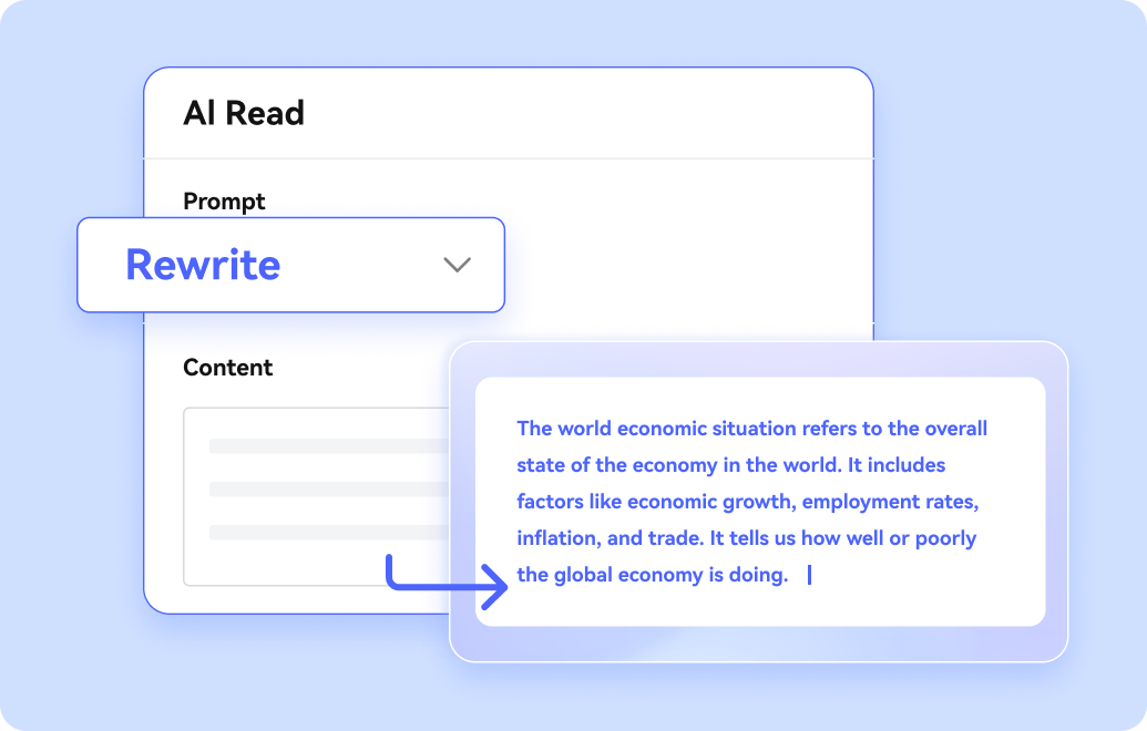 AI PDF Reader: Summarize, Rewrite, Explain, and Ask PDF Online