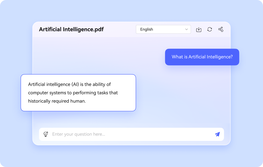Chat with PDF *Powered by ChatGPT