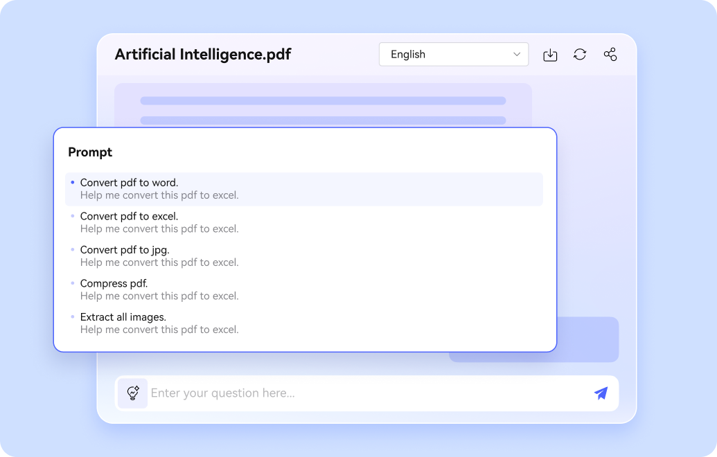 Chat with PDF *Powered by ChatGPT